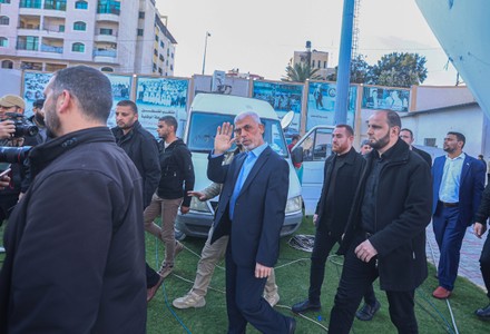 Yahya Alsinwar C Gaza Strip Chief Editorial Stock Photo - Stock Image ...