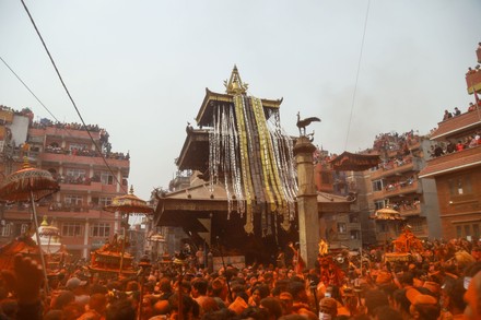 General View Balkumari Temple Where Revelers Editorial Stock Photo ...