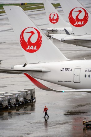 Japan Airlines Jal Airplanes Seen Tokyo Editorial Stock Photo - Stock ...
