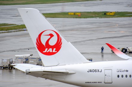 Japan Airlines Jal Airplane Seen Tokyo Editorial Stock Photo - Stock ...