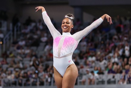 Utahs Jaedyn Rucker Competes On Floor Editorial Stock Photo - Stock ...