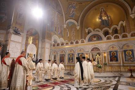Christian Orthodox Believers Attend Easter Mass Editorial Stock Photo ...