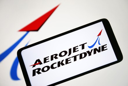 This Photo Illustration Aerojet Rocketdyne Logo - Foto de stock de ...