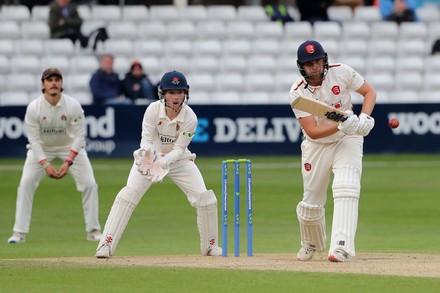 Matt Critchley Batting Action Essex During Editorial Stock Photo ...