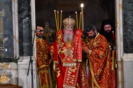 Bulgarian Patriarch Neofit During Orthodox Easter Editorial Stock Photo ...