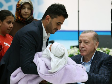 Turkish President Recep Tayyip Erdogan R Editorial Stock Photo - Stock ...