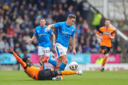 Eastleigh Forward Kairo Mitchell Scores 01 Editorial Stock Photo ...