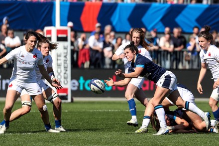 France Vs Scotland Coreen Grant Scotland Editorial Stock Photo - Stock ...