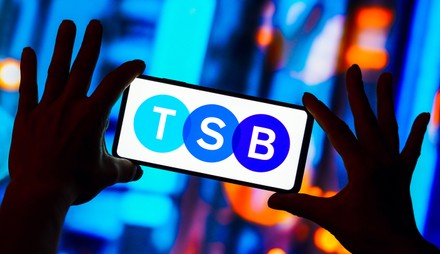 This Photo Illustration Tsb Bank Logo Editorial Stock Photo - Stock ...