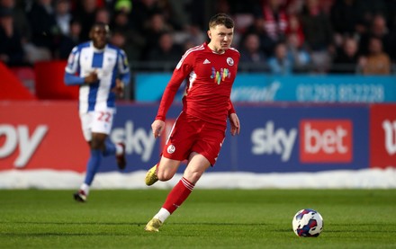 Samson Tovide Colchester United Performs Overhead Editorial Stock Photo ...