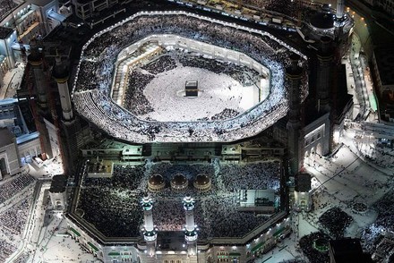 Shows Aerial View Kaaba Islams Holiest Editorial Stock Photo - Stock ...
