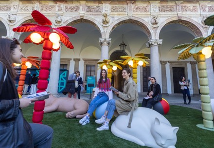 Milan Italy News Via Festa Del Editorial Stock Photo - Stock Image | Shutterstock