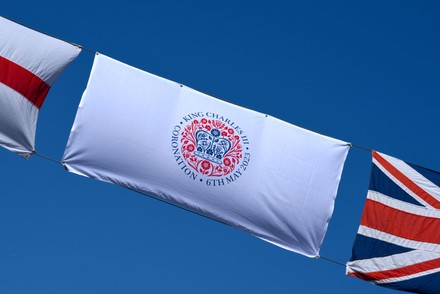 Bunting Flags Celebrating His Majesty King Editorial Stock Photo ...