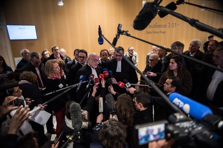 Alain Jakubowicz Lawyer Civil Parties Trial Editorial Stock Photo ...