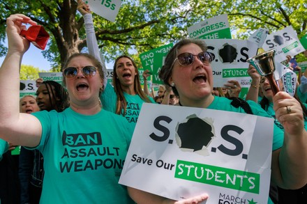 People Gather Save Our Students Ban Editorial Stock Photo - Stock Image ...
