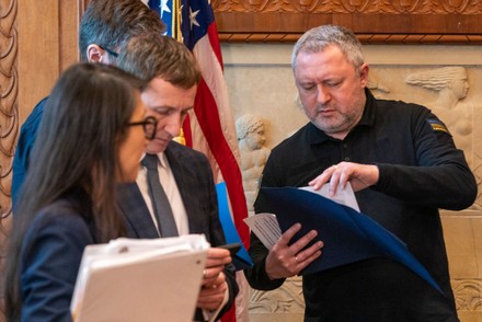 Ukrainian Prosecutor General Andriy Kostin Delivers Editorial Stock ...