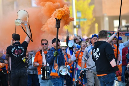 Fc Cincinnati Fans Seen During Major Editorial Stock Photo - Stock ...