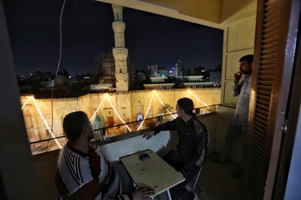 Sayeda Zeinab Mosque Illuminated Egyptians Celebrate Editorial Stock ...