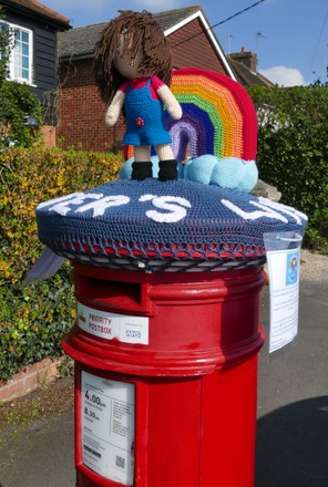 Wynters Wish Post Box Topper Haydon Editorial Stock Photo - Stock Image ...