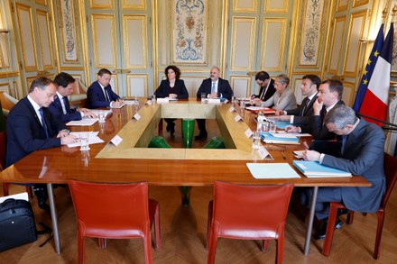French President Emmanuel Macron Prime Minister Editorial Stock Photo ...