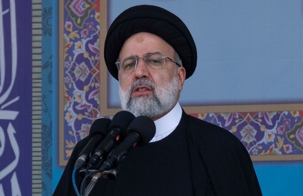 Iranian President Ebrahim Raisi Addressed While Editorial Stock Photo ...