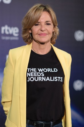 Journalist Almudena Ariza Poses Photocall During Editorial Stock Photo ...