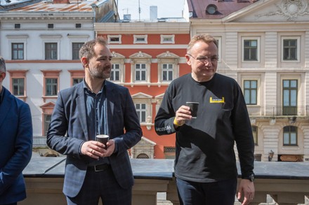Andriy Sadovy R Mayor Lviv Jakob Editorial Stock Photo - Stock Image ...
