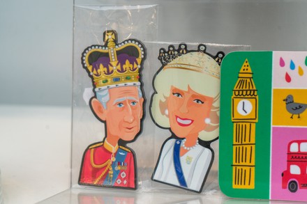 Coronation Memorabilia Featuring King Charles Iii Editorial Stock Photo ...