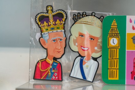 Coronation Memorabilia Featuring King Charles Iii Editorial Stock Photo ...