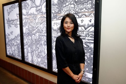 Artist Miki Yokoyama Stands Front Her Editorial Stock Photo - Stock ...