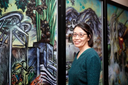 Artist Sandra Low Stands Front Her Editorial Stock Photo - Stock Image ...