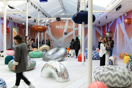 Installation Missoni Showroom By Alberto Caliri Editorial Stock Photo ...