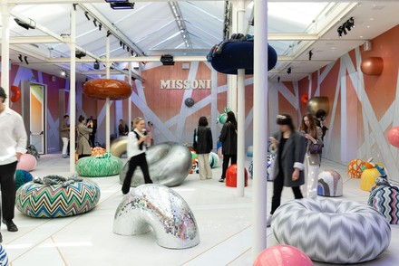 Installation Missoni Showroom By Alberto Caliri Editorial Stock Photo ...
