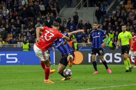 Sl Benficas Forward Petar Musa Scores Editorial Stock Photo - Stock ...