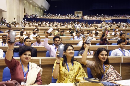 Candidates Selected Jobs Various Delhi Government Editorial Stock Photo ...