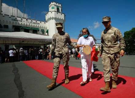Filipino Jail Guards Seen Outside National Editorial Stock Photo ...