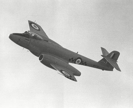 Gloster Meteor Fighter Aircraft Raf Editorial Stock Photo - Stock Image ...