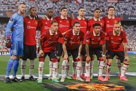Manchester United Team Group Editorial Stock Photo - Stock Image ...