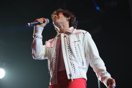 Singer Leo Rizzi During His Performance Editorial Stock Photo - Stock ...
