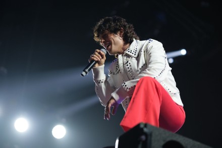 Singer Leo Rizzi During His Performance Editorial Stock Photo - Stock ...