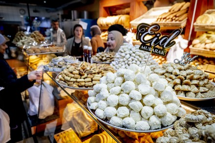 Rotterdam Crowds Moroccan Bakery Fes During Editorial Stock Photo ...