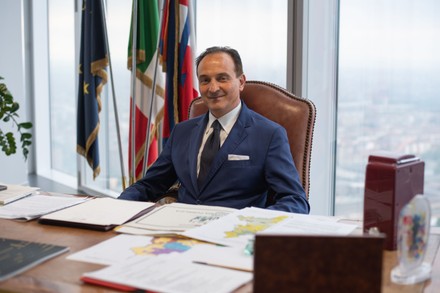 Alberto Cirio President Piemonte Region Skyscraper Editorial Stock ...