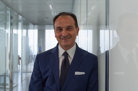 Alberto Cirio President Piemonte Region Skyscraper Editorial Stock ...