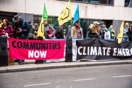Protesters Flags Banners Displayed During Big Editorial Stock Photo ...