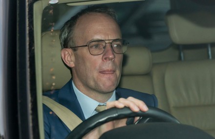 Dominic Raab Leaving Home This Afternoon Editorial Stock Photo - Stock ...