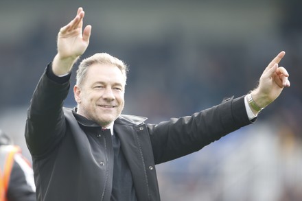 Crawley Town Manager Scott Lindsey Celebrates Editorial Stock Photo ...