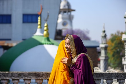 Female Members Muslim Community Nepal Greet Editorial Stock Photo ...
