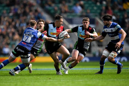 Cadan Murley Harlequins Carries Into Contact Editorial Stock Photo ...