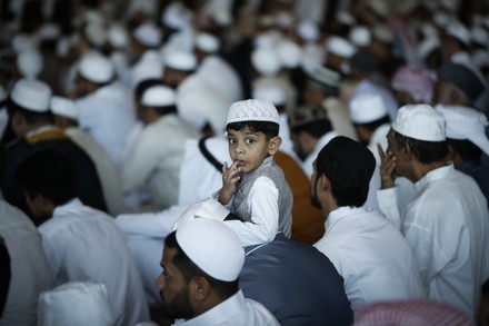 Panamaniam Muslim Believers During Eid Alfitr Editorial Stock Photo ...
