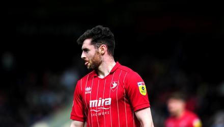 Jordan Garrick Forest Green Rovers Jostles Editorial Stock Photo ...